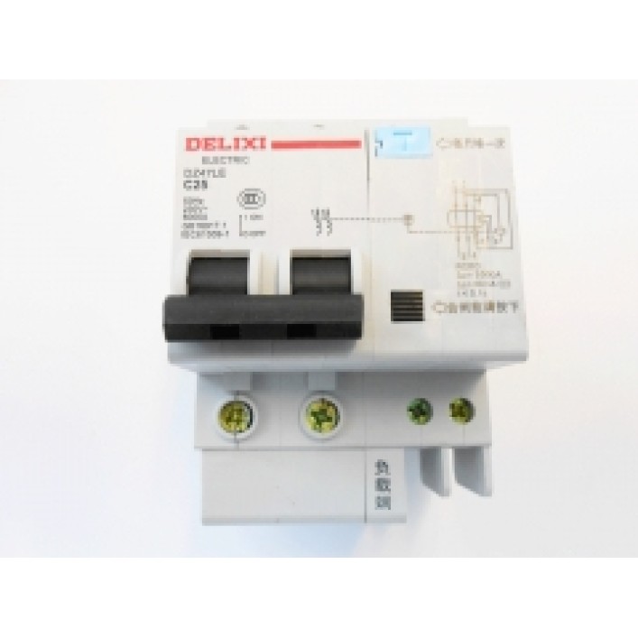 漏电保护断路器 德力西 DZ47LE 2p/25A *1