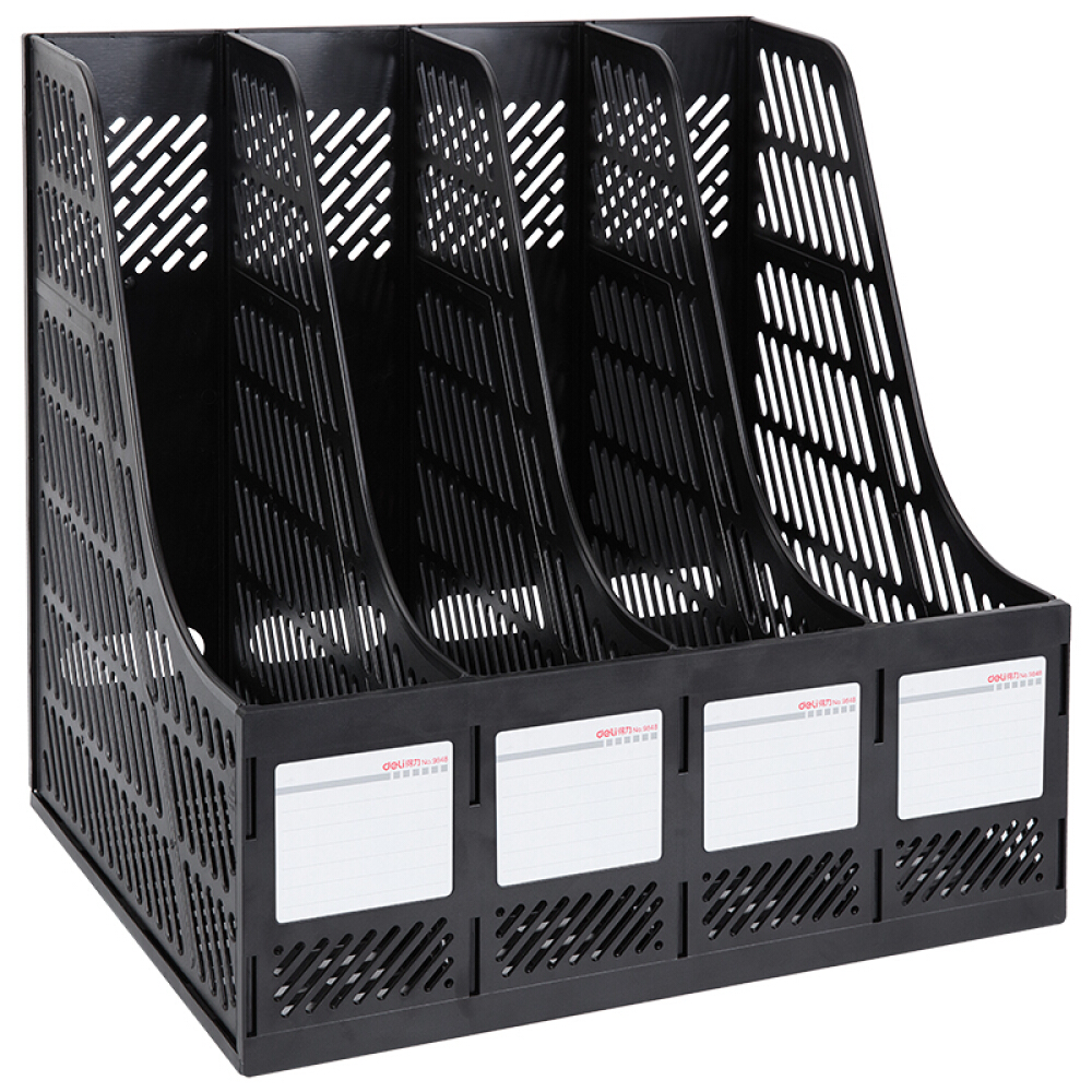 得力（deli） 924公文篮 网状塑料A4文件篮/文件框/票据篮 办公用品 蓝色