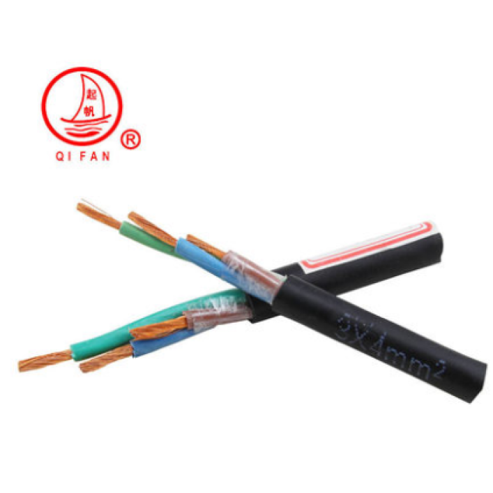 起帆橡皮电缆线YZ3*4